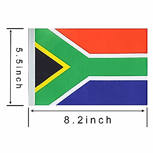 ZXvZYT South Africa South African Flag Banner String,Small Mini South Africa Pennant flags,For Grand Opening,National Sports Events,Party Festival Decorations(50 Feet 38 Flags)