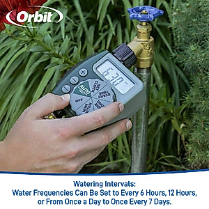 Orbit 62061Z Single-Outlet Hose Watering Timer, 1, Green