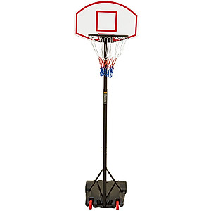 Basketball Hoop for Kids Portable Height-Adjustable [6.5FT - 8 FT] Sports Backboard System Stand w/Wheels