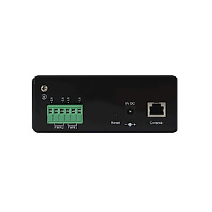 HGW-802SM-PSE - 8X RJ45 + 2X SFP Ports Gigabit Ethernet Managed PoE Industrial Fiber Switch 240W Total Power, DIN Rail Mount, -40 to +75 Celsius