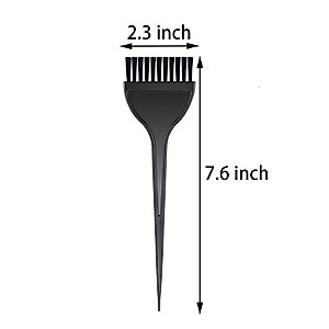 12 Pcs Hair Dye Brushes Color Tint Applicator for Salon Use Home DIY Dyeing, Black