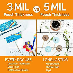 Scotch Thermal Laminating Pouches, 200 Pack Laminating Sheets, 3 Mil, 8.9 x 11.4 Inches, Education Supplies & Craft Supplies, For Use With Thermal Laminators, Letter Size Sheets (TP3854-200)