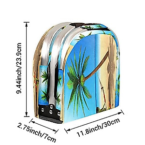 Tavisto Beach Frog Versatile and Durable Reusable Grocery Tote Bag - Spacious and Foldable with Fun Print Designs - Perfect for Shopping, Picnics, and Storage