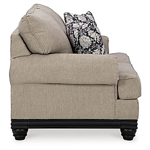Signature Design by Ashley Elbiani Classic Loveseat for Living Room, Light Gray