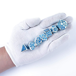 Tbrand DND Metal Dice is Used as Dungeon and Dragon Dice RPG. Its Cool Multiaspect DND Dice Suit Can Be Used as Gift and is Very Suitable for Dice Collectors.