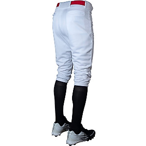 Rawlings Mens Knee High Baseball-pants, White, Medium US