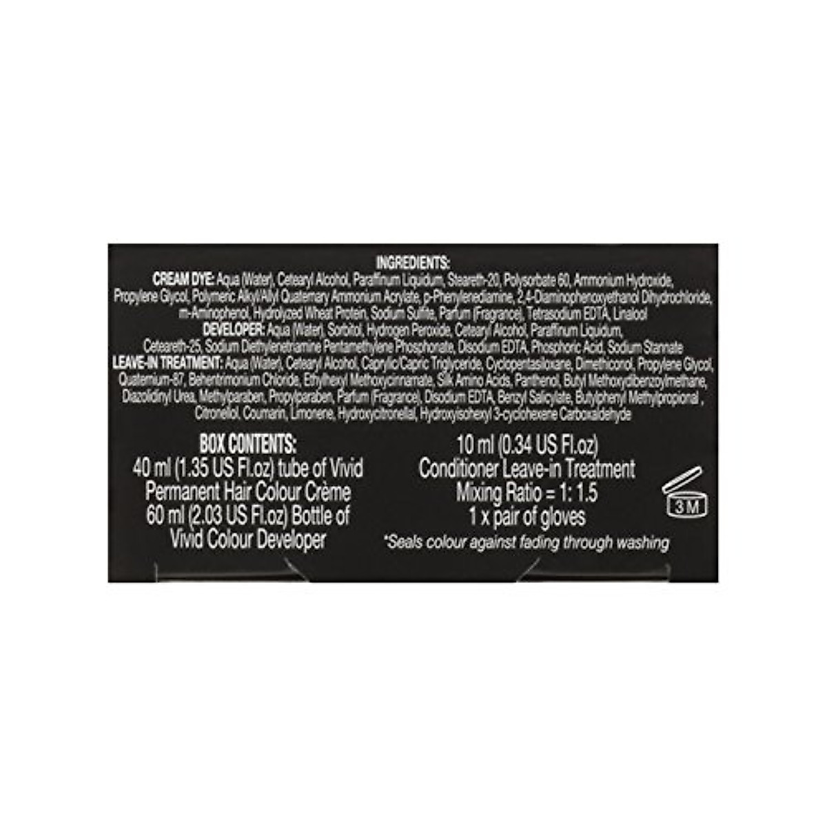 Revlon Realistic Vivid Colour Protein Infused Permanent Color Hair Dye with Color Lock Technology, Jet Black 110ml