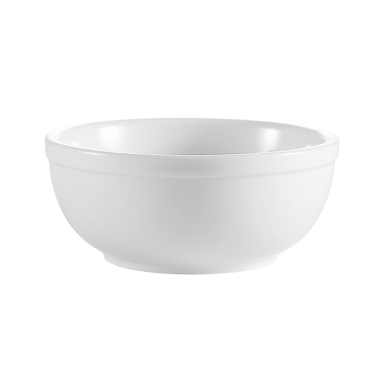 CAC China RCN-24 Clinton Rolled Edge 5-1/4-Inch Super White Porcelain Nappie, 10-Ounce, Box of 36