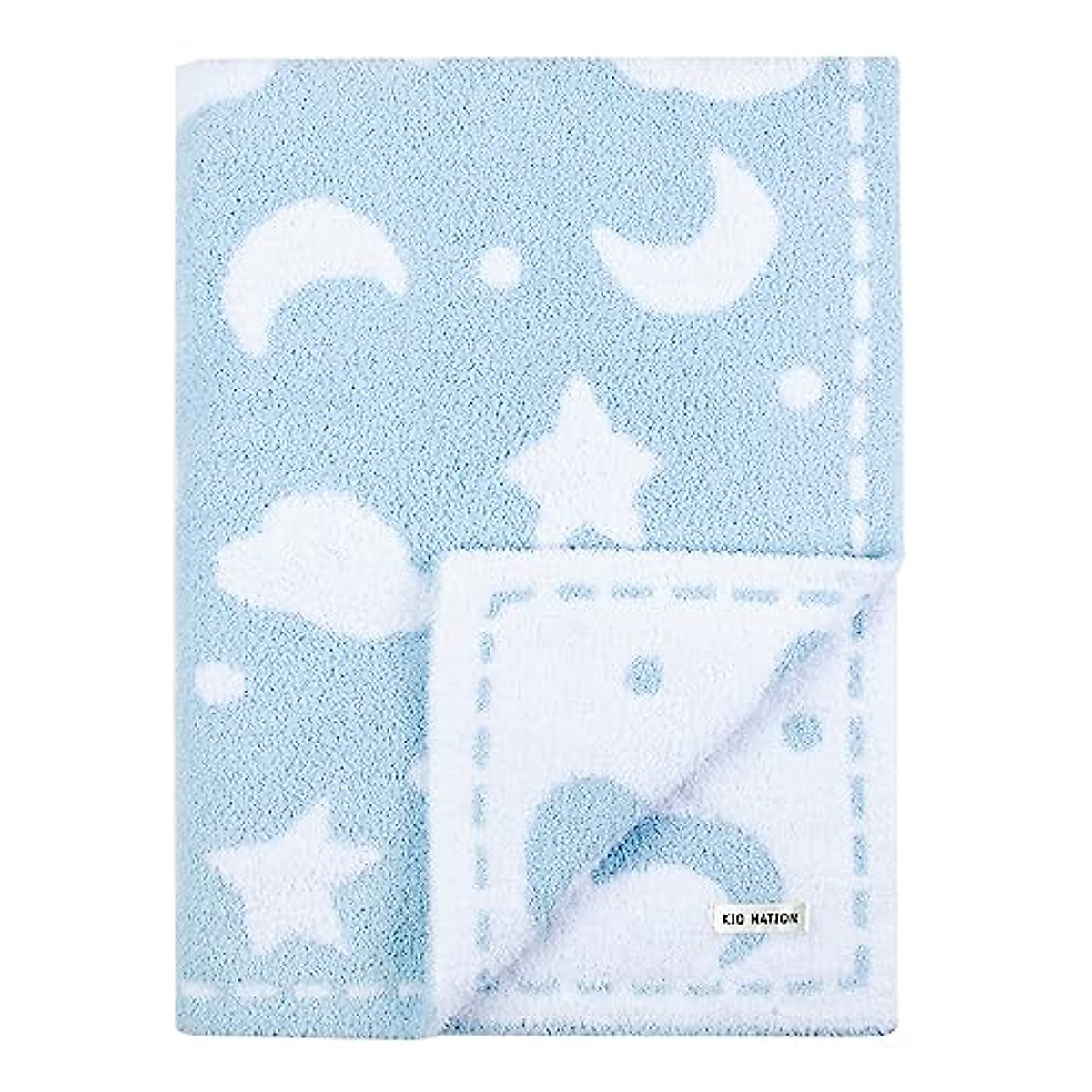 Kid Nation Baby Blankets for Girls Baby Boy Toddler Blanket 40"X 30" Soft Baby Quilt Plush Crib Blanket Newborn Stroller Blanket Nursery Infant