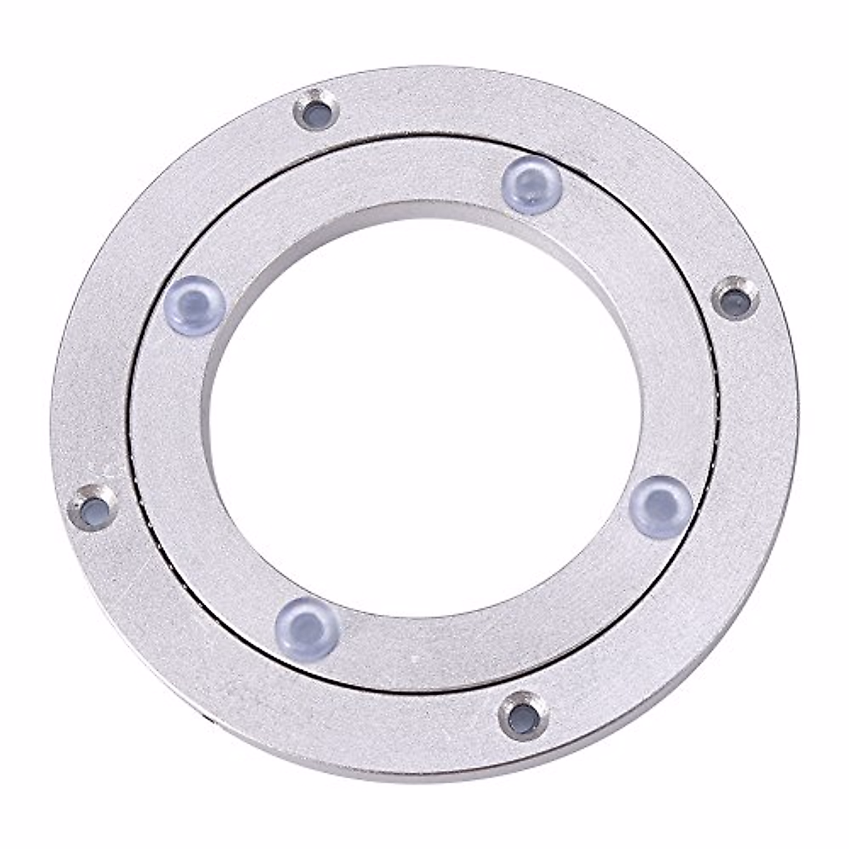 Heavy Duty Lazy Susans Turntable Bearings Rotating Bearing Plate, Aluminium Alloy Round Swivel Plate Susan Hardware for Kitchen Resturant Rotating Table Serving Tray(6 inch)