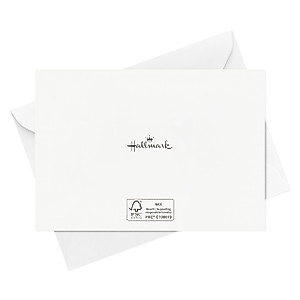 Hallmark Bulk Thank You Cards, 100 Blank Notes with Envelopes for Weddings, Graduation, Small Business (Gold and Gray)