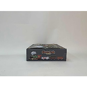 Mini Tudou Christmas Electric Train Set w/Steam, Sound & Light, Remote Control Train Toys w/Steam Locomotive Engine, Cargo Cars & Tracks, Toy Train w/Rechargeable Battery for Kids Boys 3+ Year Old