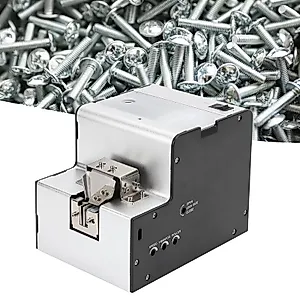 Automatic Screw Feeder Screwdriver Feeding Machine, AC100-240V DC 15V 200cc Screw Capacity for screw length less than 20mm(Transl)