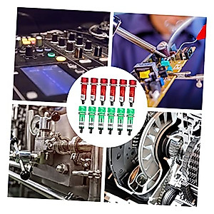 TEHAUX 20 Pcs Signal Light LED Panel Mini Light Truck Indicator Light Green Indicator Light Panel Mount Signal Flash Signal Light Power Signal Lamp Dc12v Car Warning Light Plastic