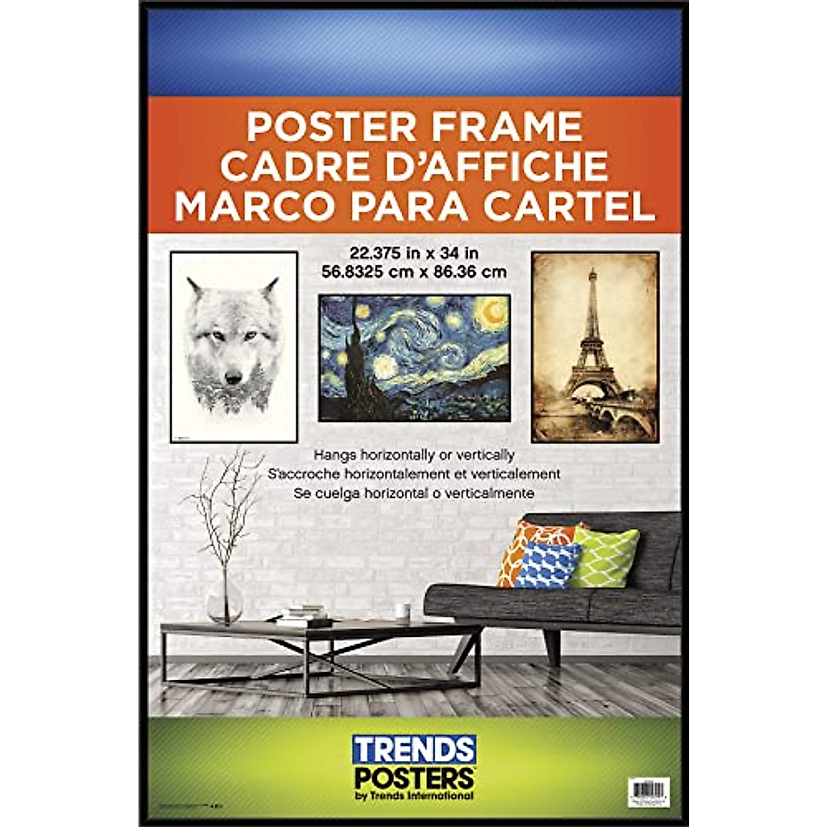 Trends International Black Poster Frame