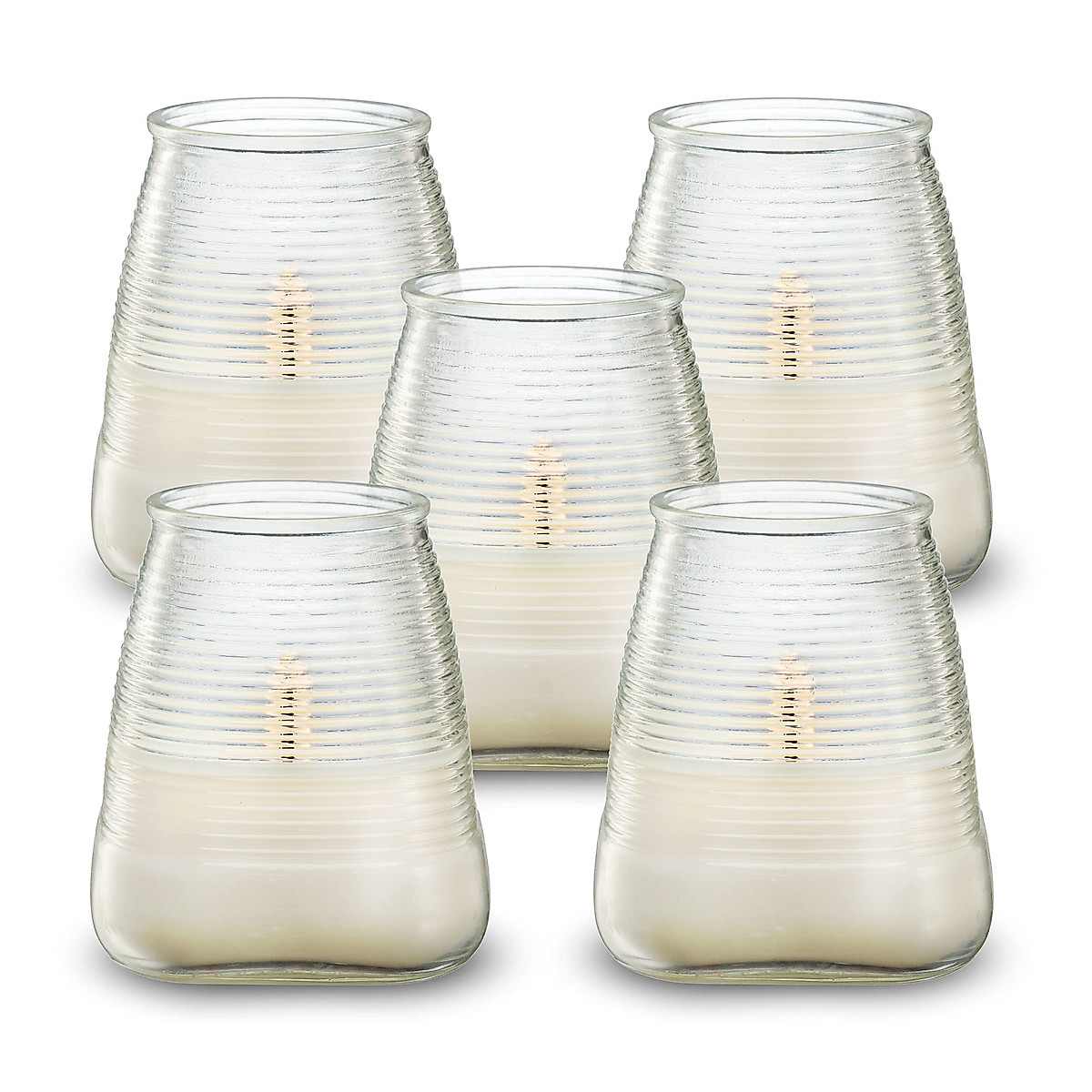 Citronella Candles, Outdoor Indoor Large Citronella Scented Jar Candles Set, Aromatherapy Candle - 45 Hours Burn Time - for Summer Home Garden Patio Balcony Outside Camping - 6 Pack (Ginger Love)