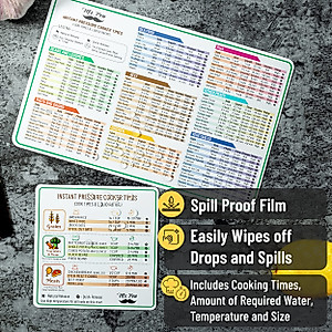 Mr. Pen- Pressure Cooker Cheat Sheet Magnet Set, Instant Pressure Cooker Times, Magnetic Pressure Cooker Cheat Sheet, Instant Cheat Sheet, Cheat Sheet Magnets, Magnet Cheat Sheet