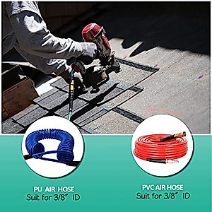 Pronese 2 Pack Soild Brass HPT Air Reusable Hose Splicer Repair Kit,Air Hose Fitting for 3/8-Inch ID Hose