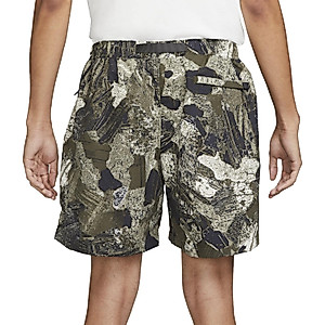 Nike ACG 'Snowgrass' Men's Printed Hiking Shorts (as1, Alpha, l, Regular, Regular, Cargo Khaki/Dark Smoke Grey/Summit White)