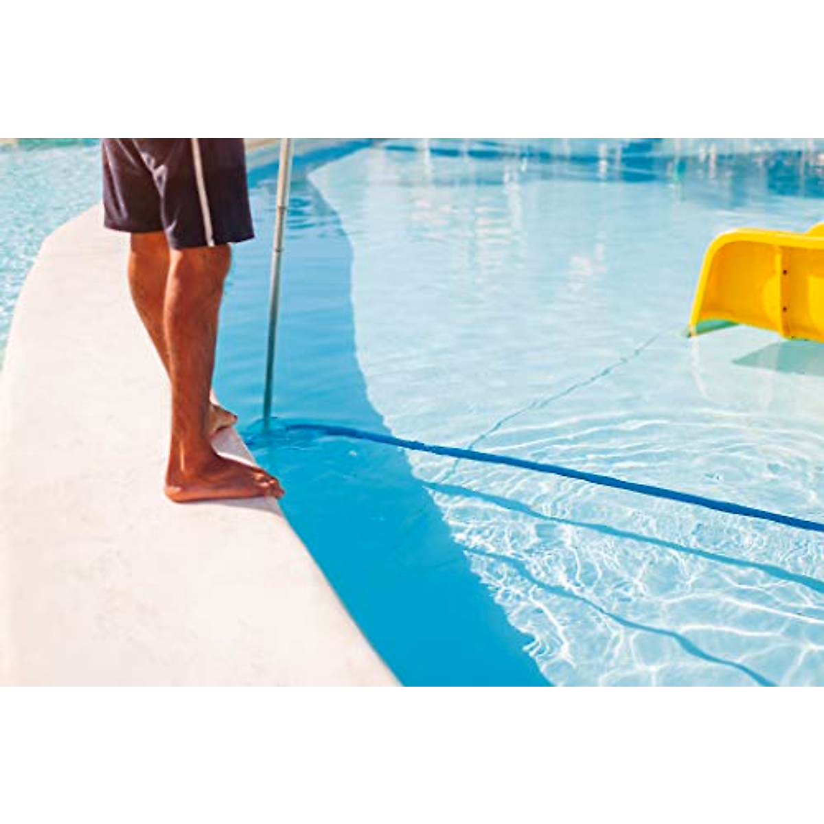 Aqua Select 6-18 Foot Telescoping Pool Vacuum Pole | Heavy Duty Aluminum Pole for Leaf Skimmers, Pool Brushes and Vacuum Head's | Expandable Swimming Pool Pole