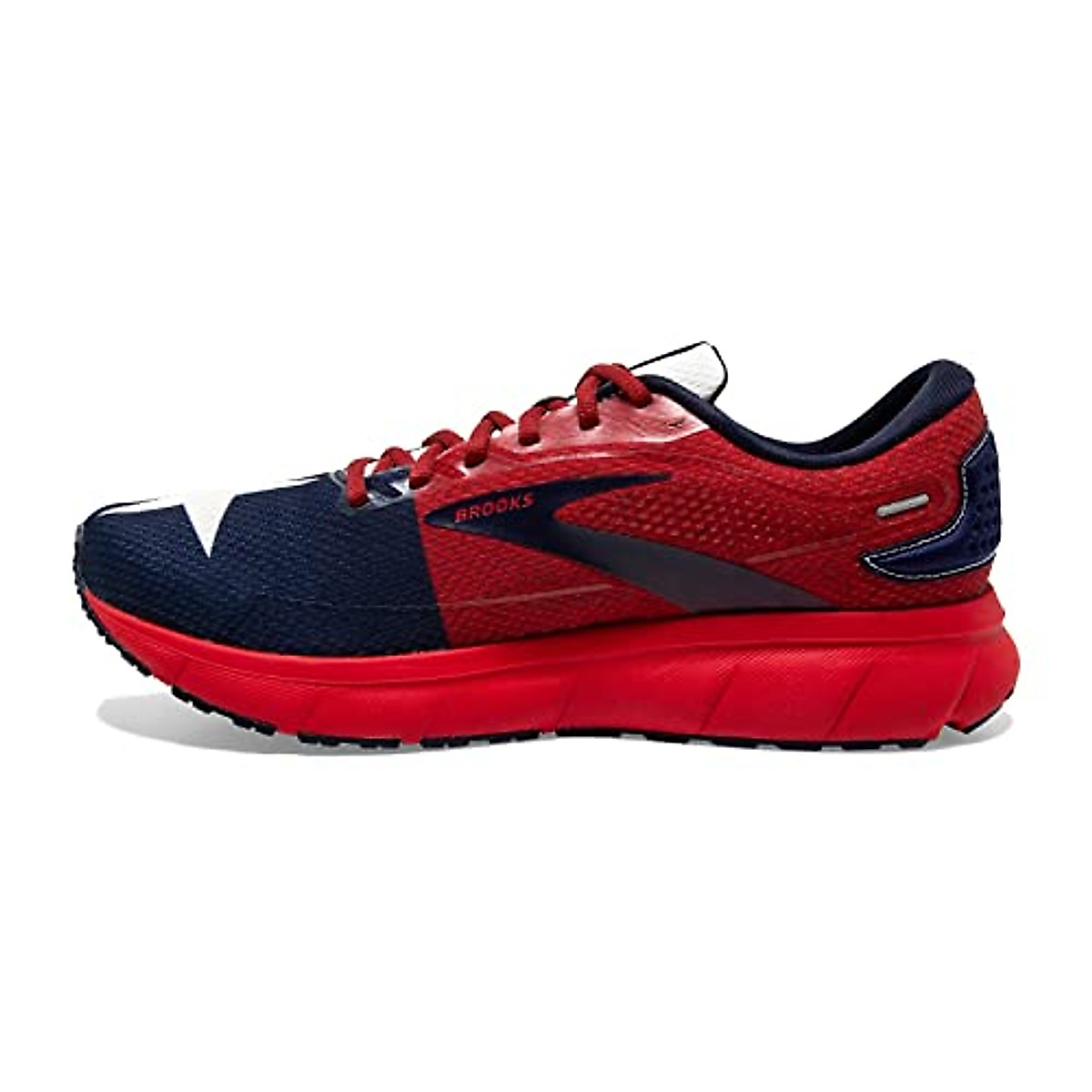 Brooks Women’s Trace 2 Neutral Running Shoe - Red/White/Navy - 7.5 Medium