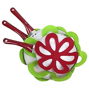 Evelots Felt Pan, Pot & Dish Scratch Protector-Cookware-Glass Divider-2 Sizes-Set/14