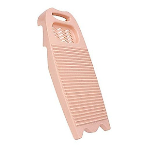 ERZU Large Washboard, Hand Wash Board, Washboard for Laundry Large, High Toughness Laundry Board Household, 17.7x7.8in (Pink)