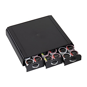 Mind Reader Anchor Collection Coffee Pod Holder, 36 Capacity, Black
