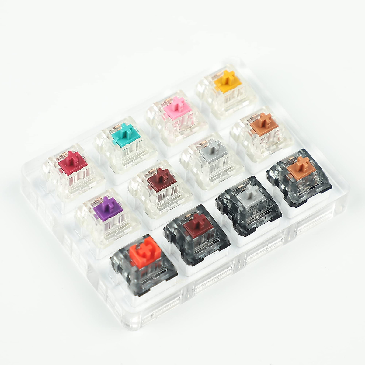 Kailh Speed Gold Silver Copper Bronze Pink Super Silver Copper Red Bronze Pro Purple Light Green MX SMD 3 Pin RGB Switches Tester