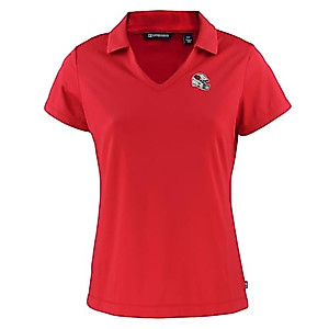 Cutter & Buck Women's Cardinal Arizona Cardinals Helmet Daybreak Eco Recycled V-Neck Polo