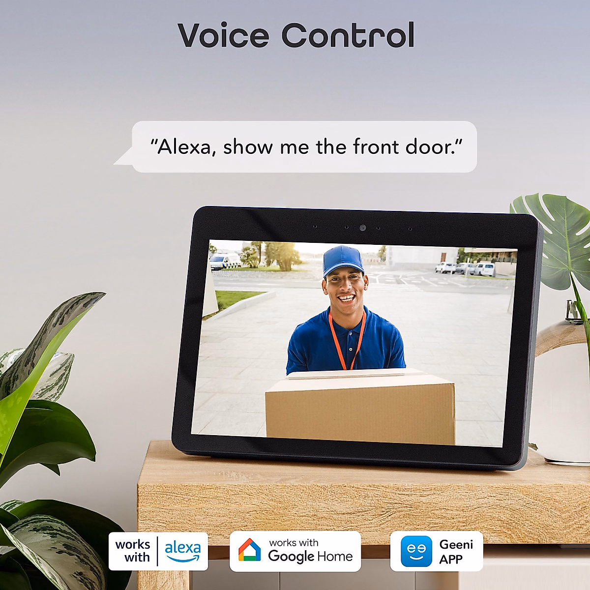 Geeni Doorpeek Video Doorbell - HD 1080p Video Quality, Weather-Resistant, 2-Way Audio - Motion Detection and Alerts - Easy Installation with Existing Doorbell Wiring - Requires 2.4GHz WiFi - Black