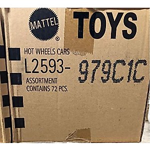 Mattel Hot Wheels 72 Count Random Case Basic Die-Cast Toy Cars