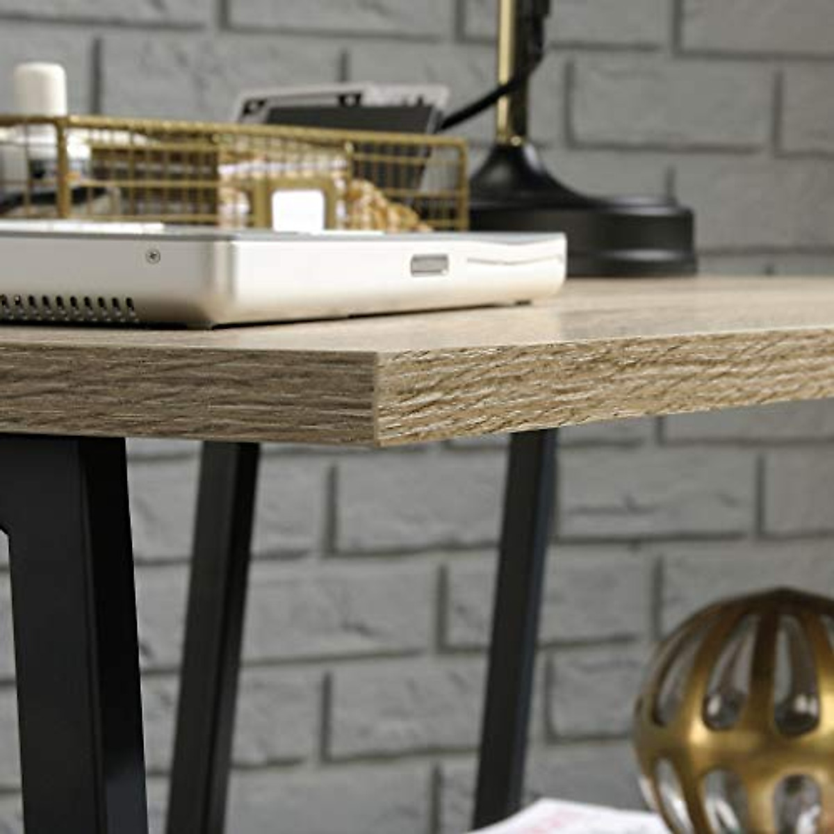 Sauder North Avenue Desk, Charter Oak finish, L: 41.50" x W: 18.50" x H: 28.03"