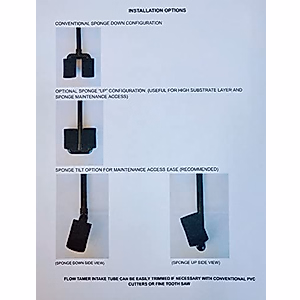 Flow Tamer Spray Bars Double Barreled Prefilter System for Fluval FX6 FX4 FX5