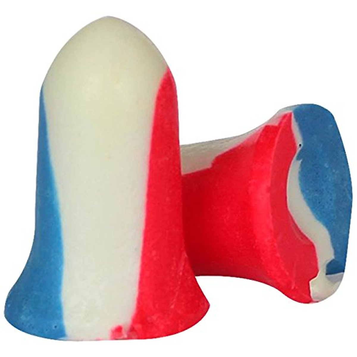 Howard Leight by Honeywell Super Leight USA Disposable Foam Shooting Earplugs, 10-Pairs (R-01891),Red/White/Blue