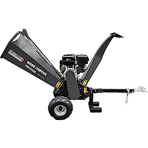 Gentron GWC8420E Wood Chippers, Shredders, & Mulchers, Black