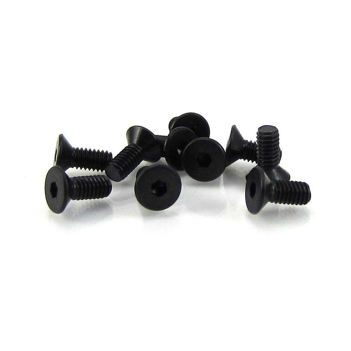 TRB RC M2.5-0.45 x 6mm Flat Head Cap Screw 10pcs 12.9 Hard Alloy Steel