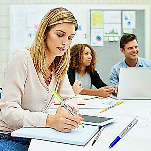 Vitoler 18 Assorted Color Permanent Markers,Fine Point Art Marker Pens Set for Adult Coloring Marking Doodling Painting on Plastic,Glass,Stone