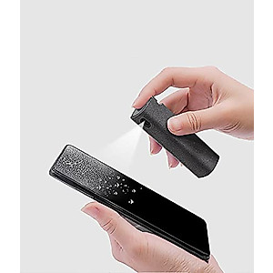 YTT Touchscreen Mist Cleaner, Screen Cleaner, for All Phones, Laptop and Tablet Screens,Two in One Spray and Microfiber Cloth (Grey)