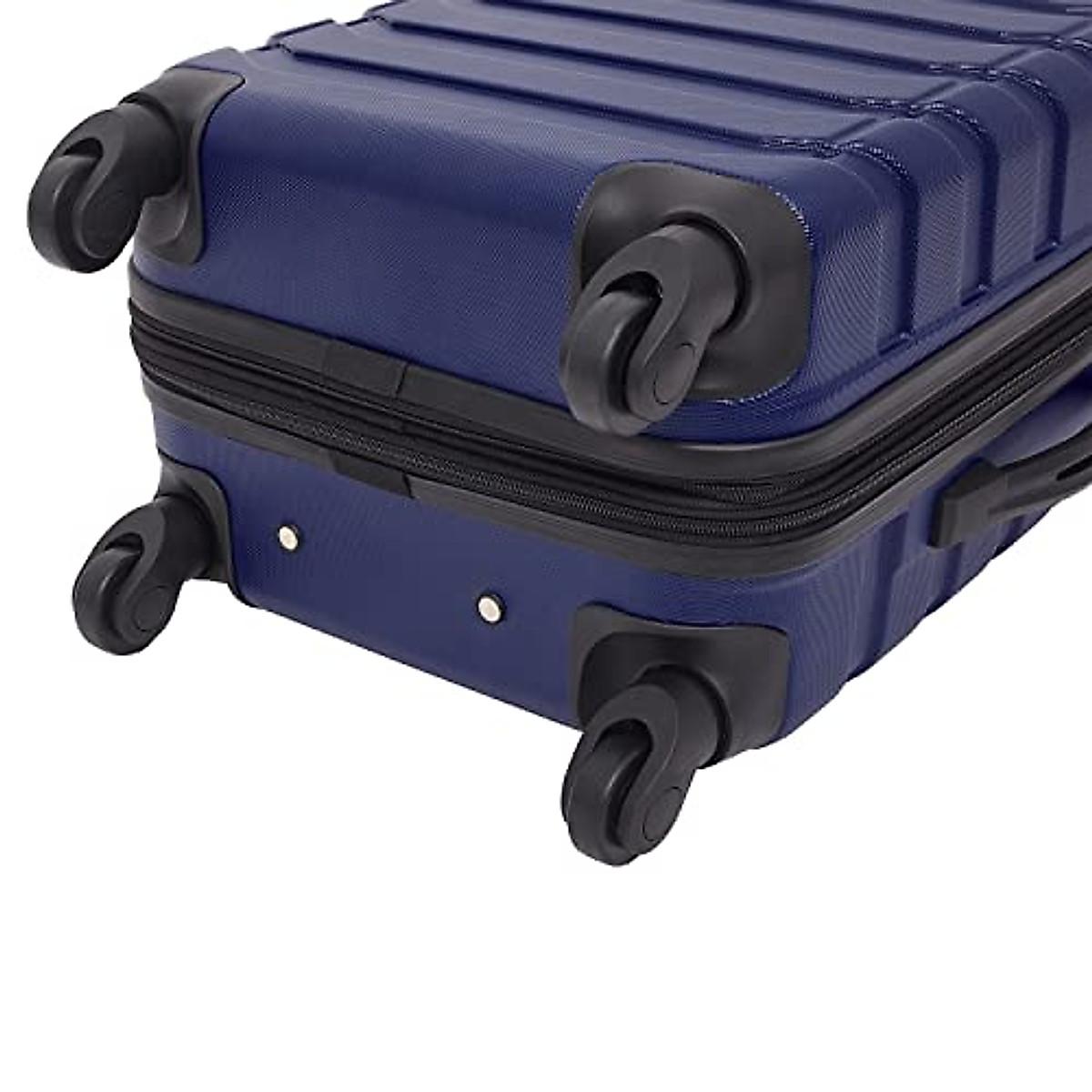 Wrangler Elysium Luggage & Packing Cubes, Blue, 4 Piece Set
