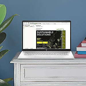 HP Laptop Computer Windows 11 17 inch Screen, FHD 1080p IPS Display, Intel i5-1135G7, USB Type-C, Iris Xe Graphics, Wireless-AC, Long Battery Life, Fast Charge, HDMI Cable (16GB RAM | 1TB PCIe SSD)