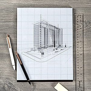 Bienfang Designer Grid Graph Paper Pad, 10x10 Cross Section, 8.5 x 11 ...