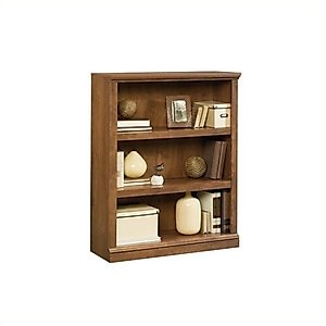 Pemberly Row 3 Shelf Bookcase in Oiled Oak