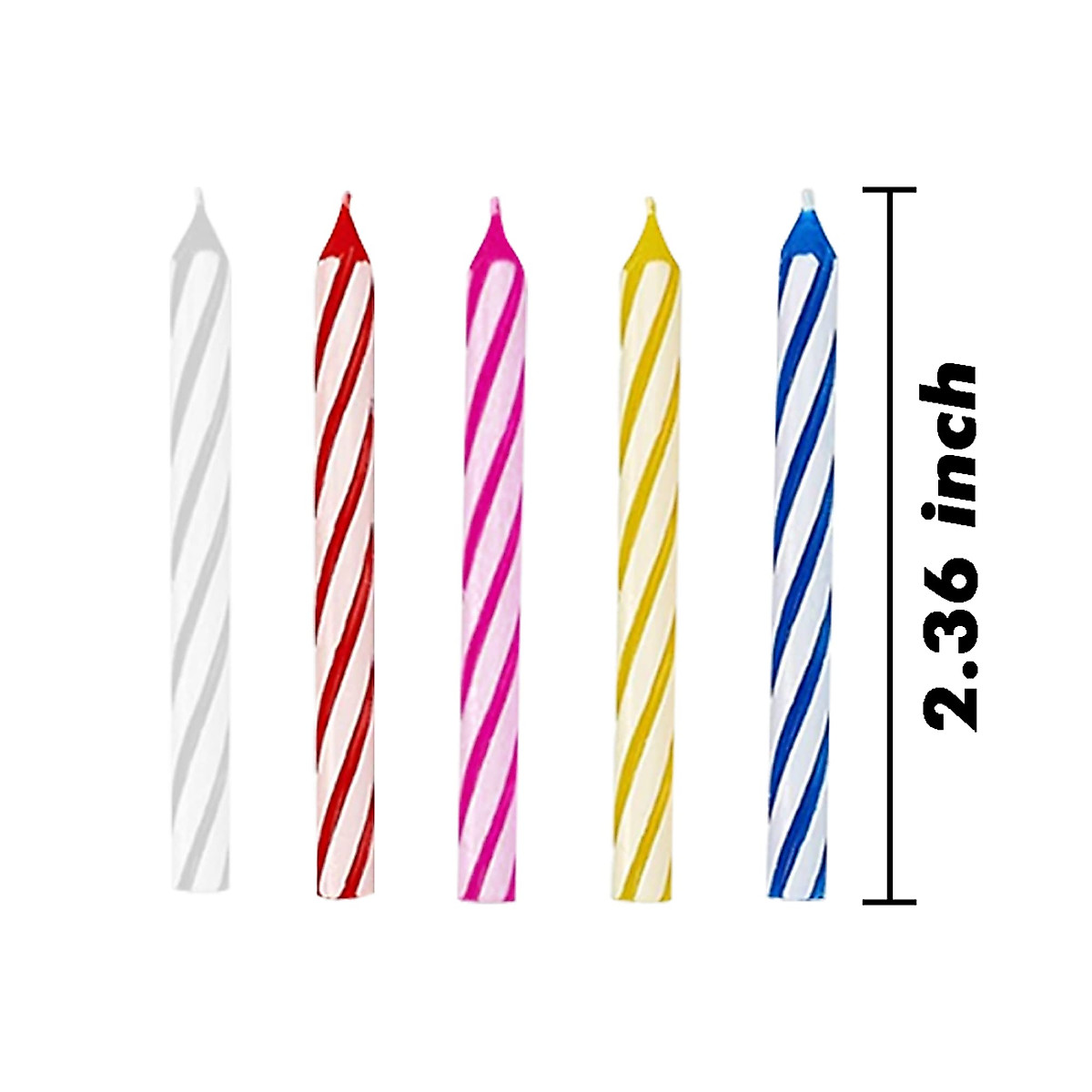Birthday Candle - 72 Count Mix Color Birthday Candles for Cake, Cake Candle for Birthday, Party Small Candles