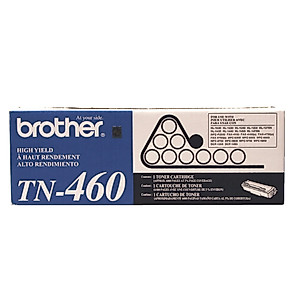 Brother TN-460 DCP-1200 1400 FAX-4750 5750 8350 HL-1030 P2500 MFC-8300 8500 Toner -Cartridge (Black) in Retail Packaging