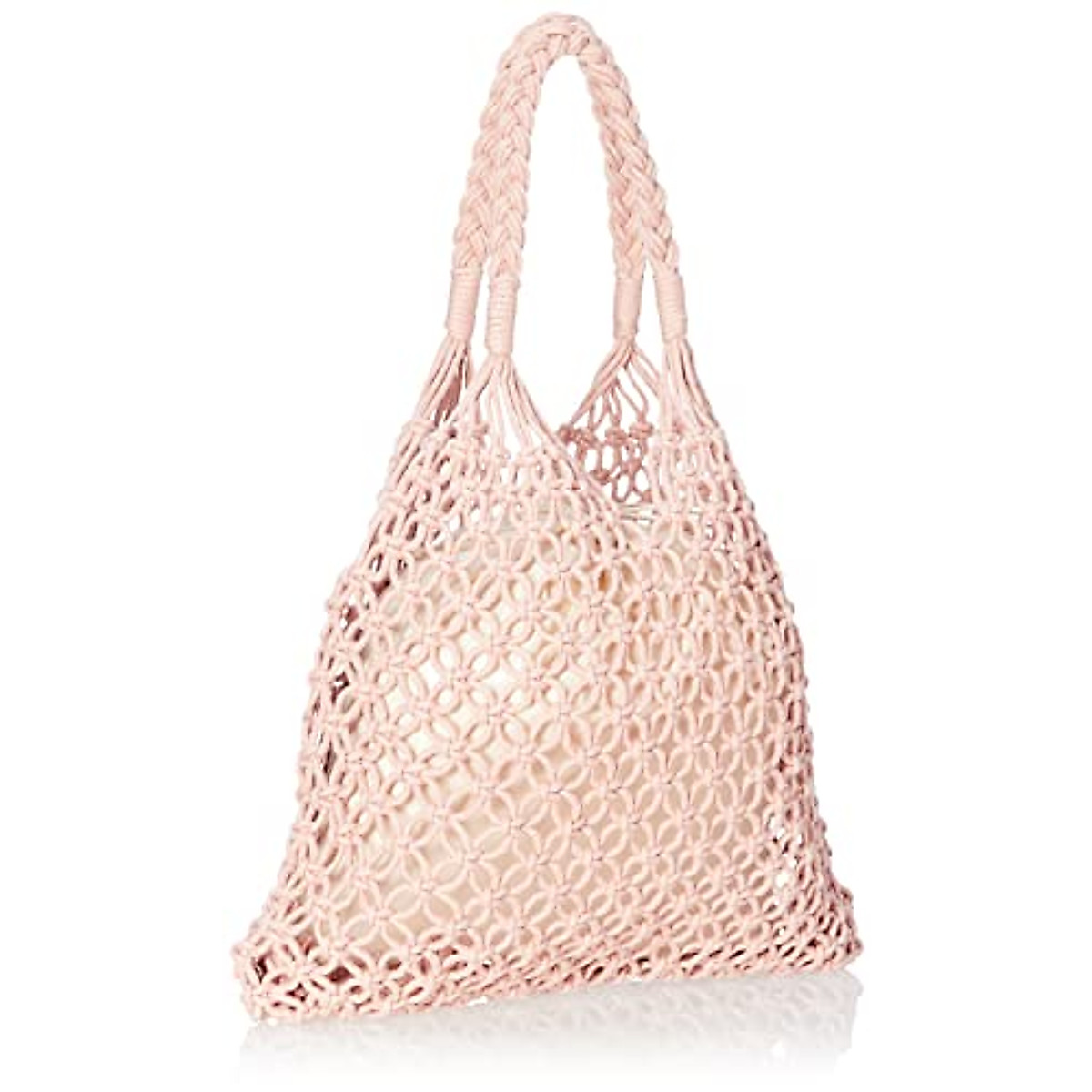 Via Del Tritone 430608 Women's Tote Bag, Aaron, Grayish Pink