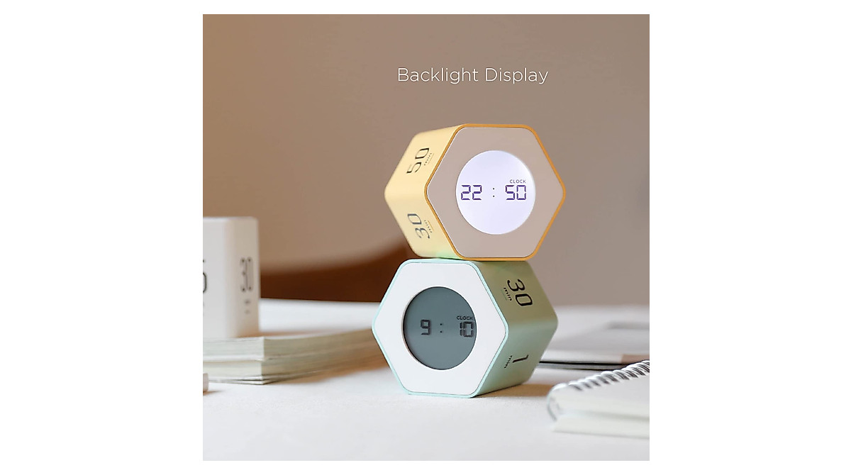 Mooas Multi Hexagon Clock Timer For Every Need