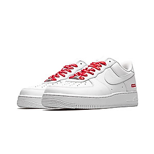 Nike Mens Air Force 1 Low CU9225 100 Supreme - Mini Box Logo White - Size 6