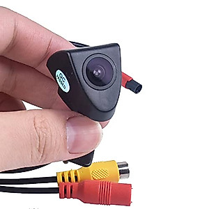 TOTMOX Car Auto Front View Camera Forward Cam, Compatible with Toyota Prado Highlander Land Cruiser Rav4 Camry Corolla Yaris Vizi Reiz Verso