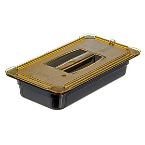 Carlisle FoodService Products 3086003 StorPlus High Heat Food Pan, 2.5" Deep, Third Size, Black